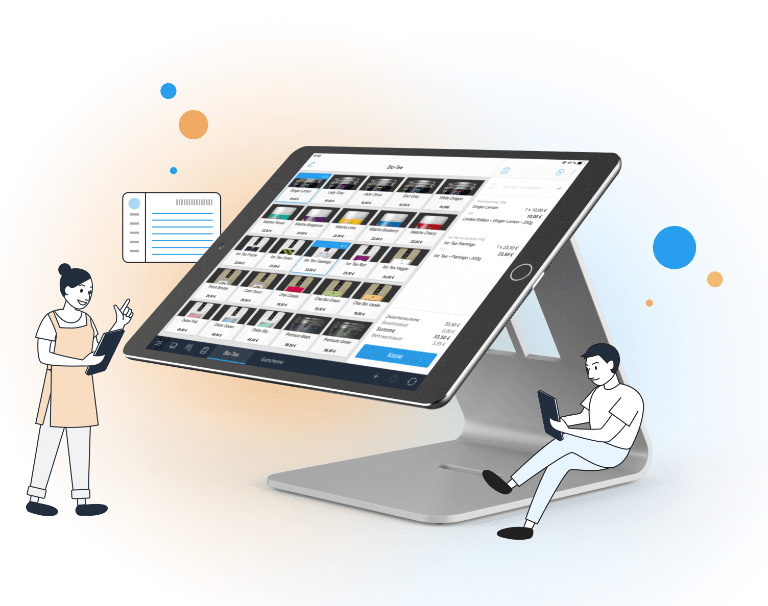 iPad Kassensystem von Tillhub | Die smarte All-in-One Kasse